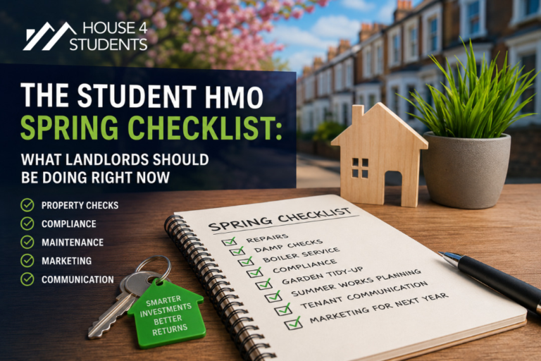 Student HMO Spring Checklist: What Landlords Should Be Doing